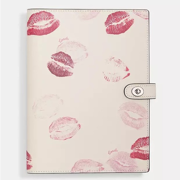 Coach | Other | Newcoach Notebook With Lip Print | Poshmark